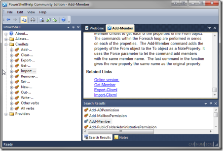PowerShell Help Community Edition – Arcane Code