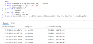 Fun With KQL Windowing Functions – Row_Window_Session – Arcane Code